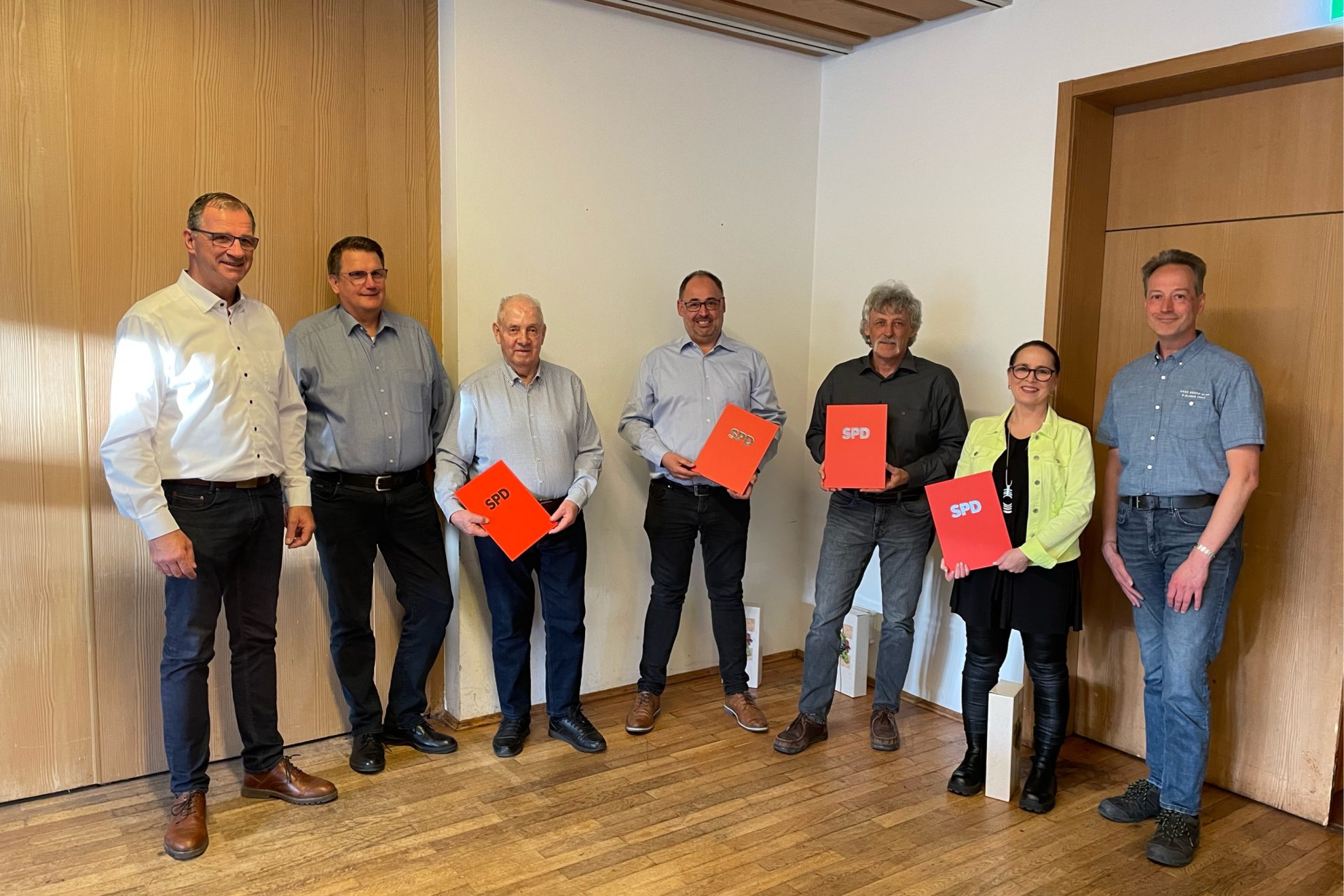 Ehrungen für verdiente SPD-Mitglieder › SPD Kiedrich